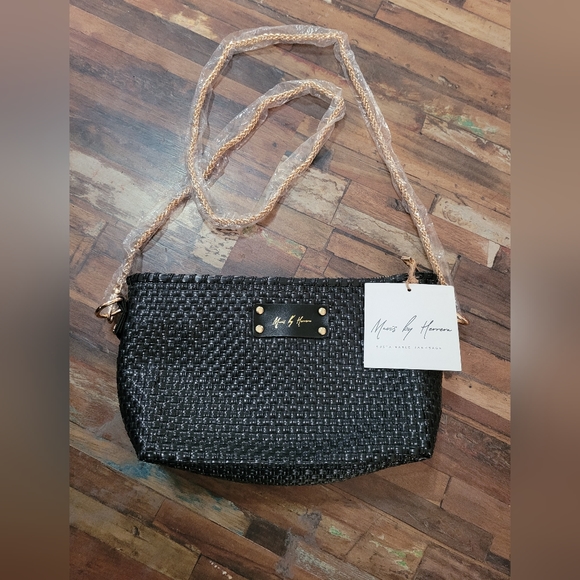 Mavis by Harrera | Bags | Nwt Mavis By Herrera Black Bag With Elegant ...